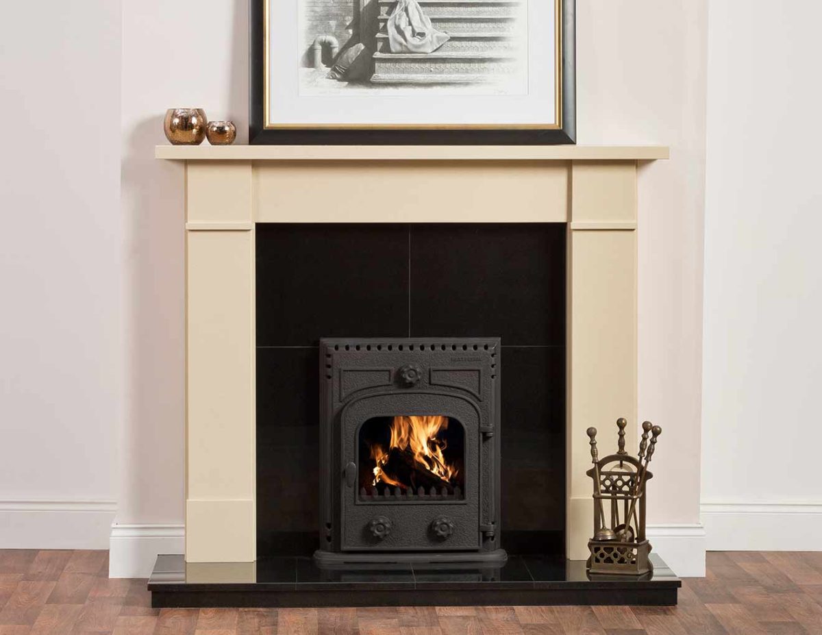 Green Insert Stove - DG Stoves & Fireplaces