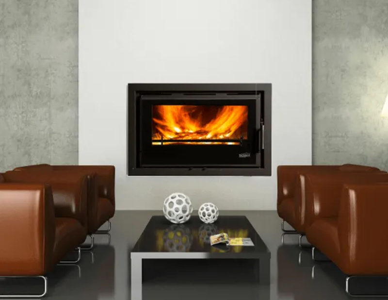 Green Insert Stove - DG Stoves & Fireplaces