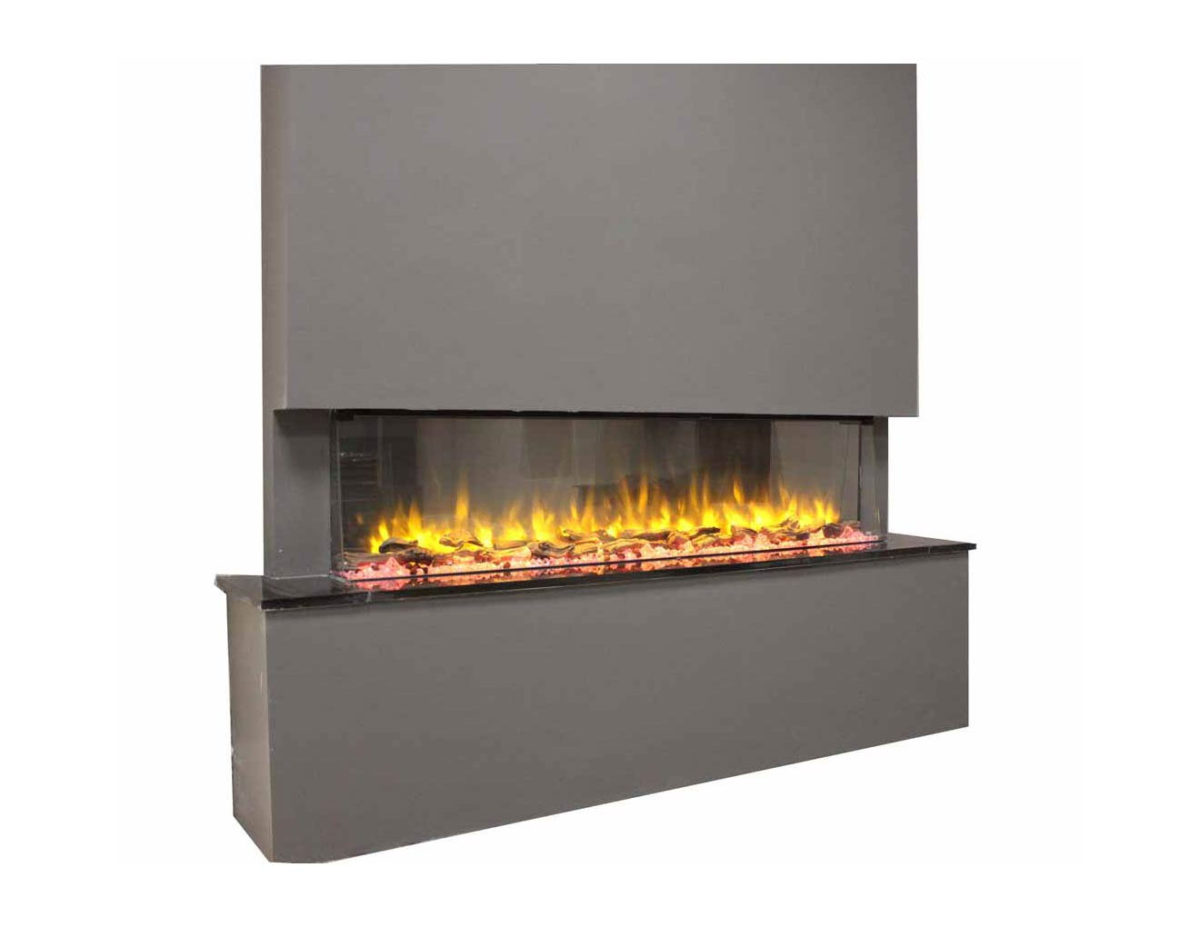 Infinity e 4D Large Format Ecoflame™ Electric Fire - DG Stoves & Fireplaces